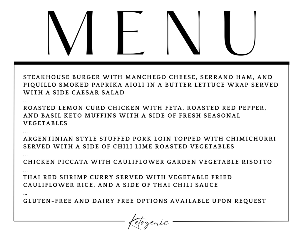 Keto Selection - Pure Meal Prep SD